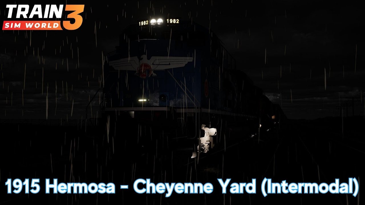 1915 Hermosa - Cheyenne Yard (Intermodal) - Sherman Hill - SD70ACe ...