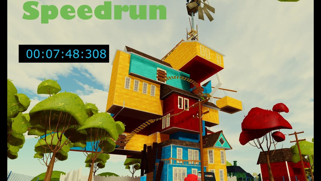 Roblox Hello Neighbor Full Game (Speedrun) [7:48] - YouTube