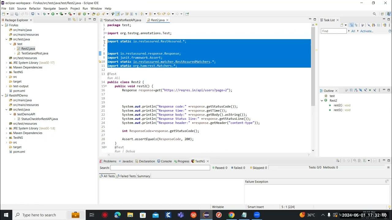 Rest API get() method - YouTube