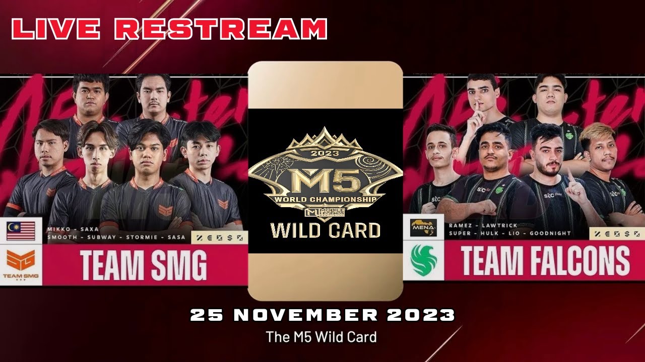 M5 WILD CARD | 🔴 LIVE RESTREAM | SMG VS FALCON | MATCH 3 - YouTube