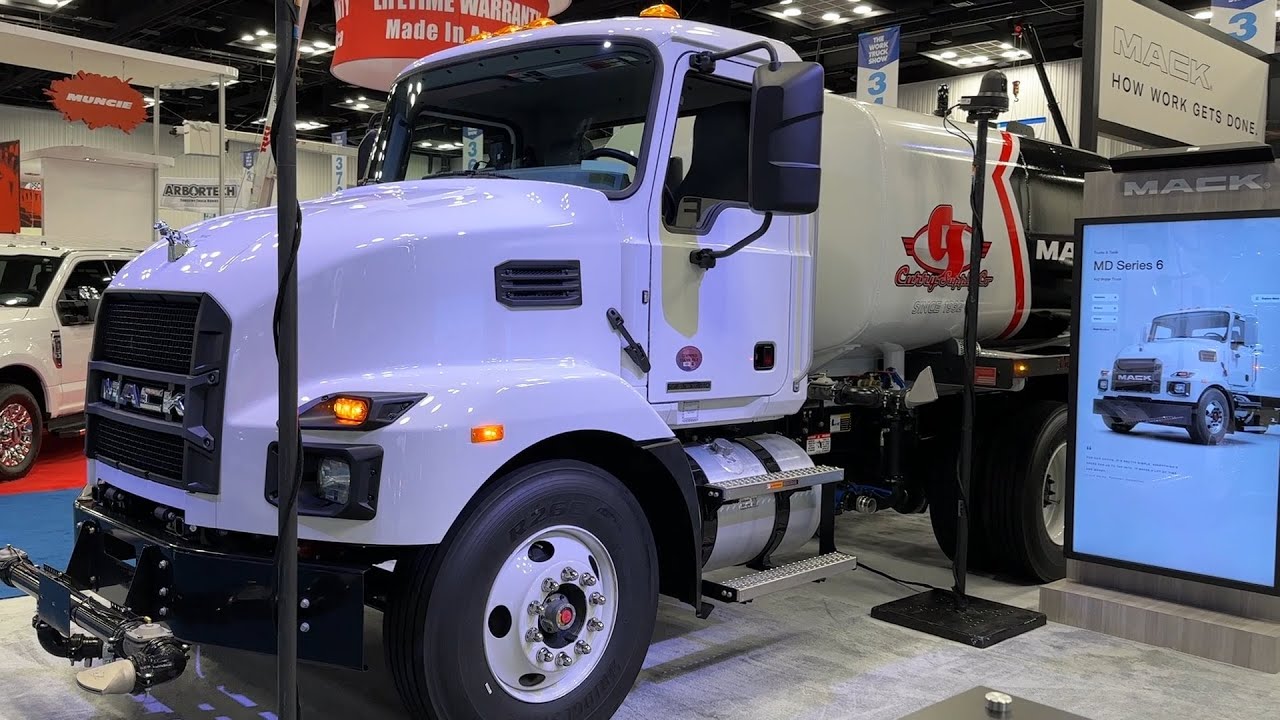 Water Tank Truck ! 2023 Mack MD6 - YouTube