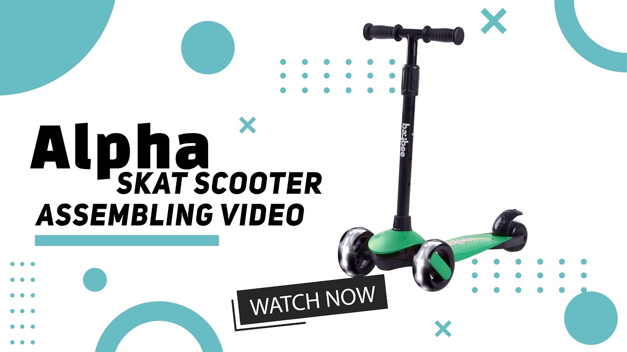 Baybee Alpha-Glide Skate Scooter for Kids | Assembling Video | Fitting ...