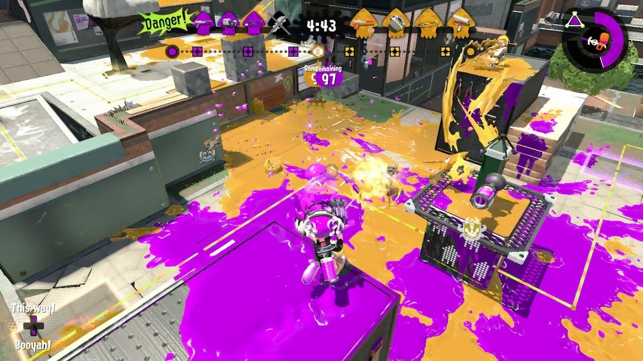Splatoon 2: Splats all around in Tower Control [14(6)-5, Clash Blaster ...