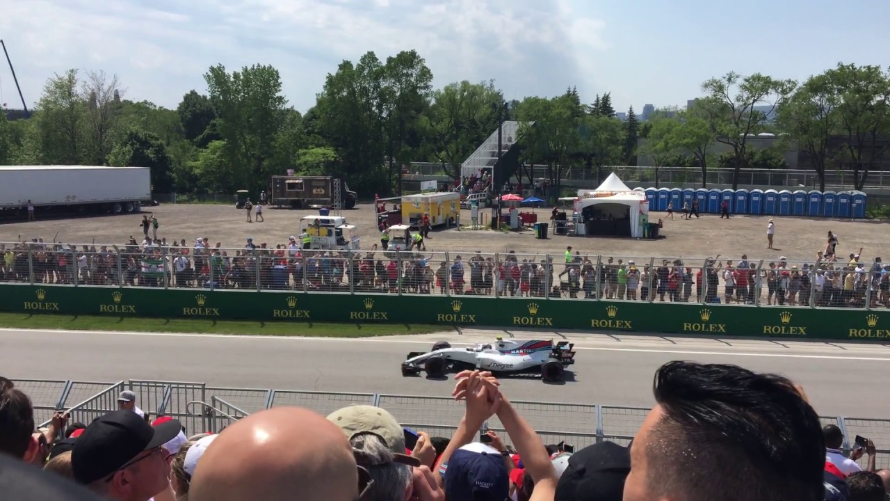 Formula 1 Canadian Grand Prix 2017 - Grandstand 46 - YouTube
