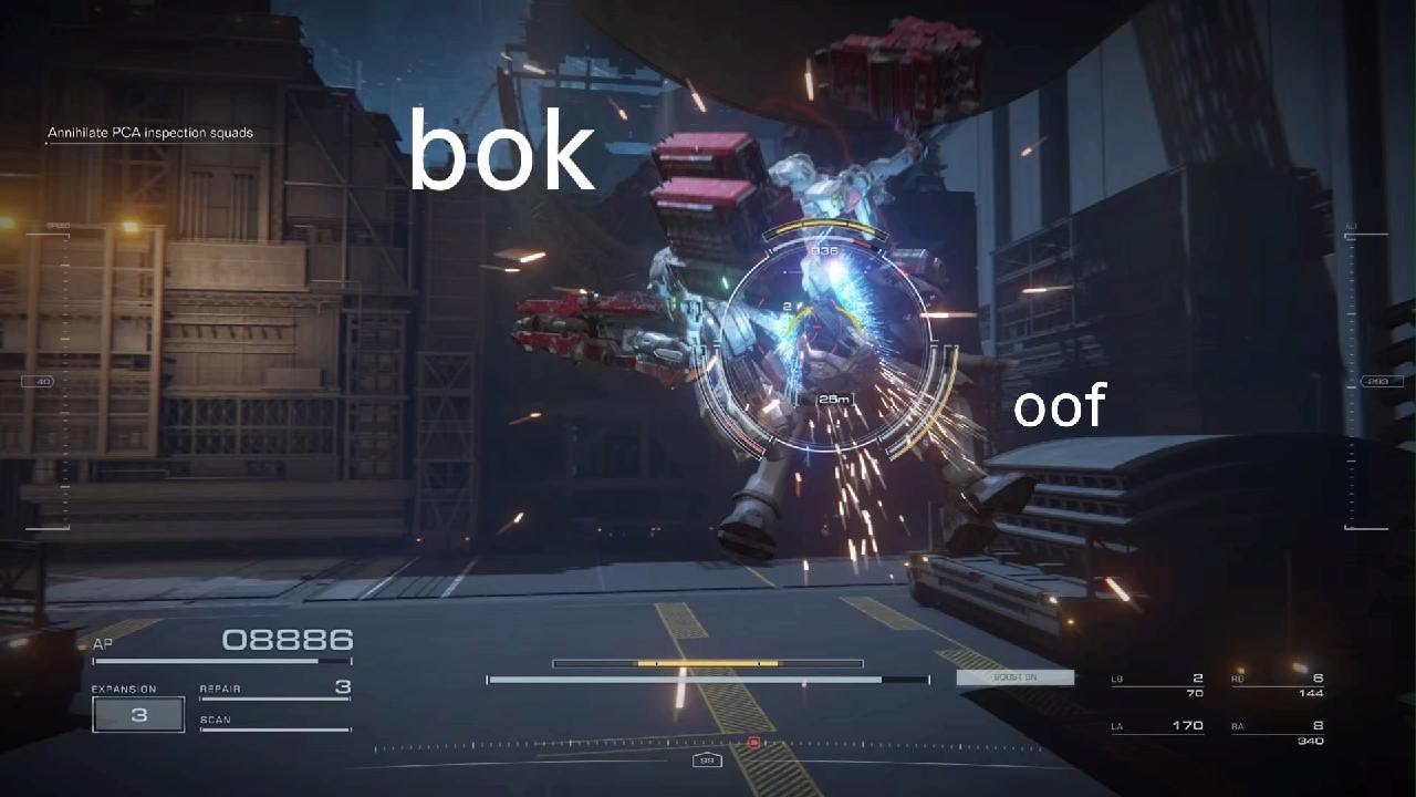 ARMORED CORE VI - Obstruct the Mandatory Inspection - S rank, BuN - YouTube