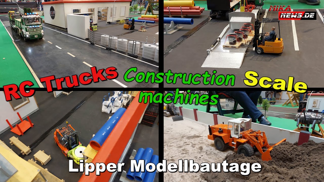 RC Constuction machines - wheel loader forklift - Arocs - Linde - Volvo ...