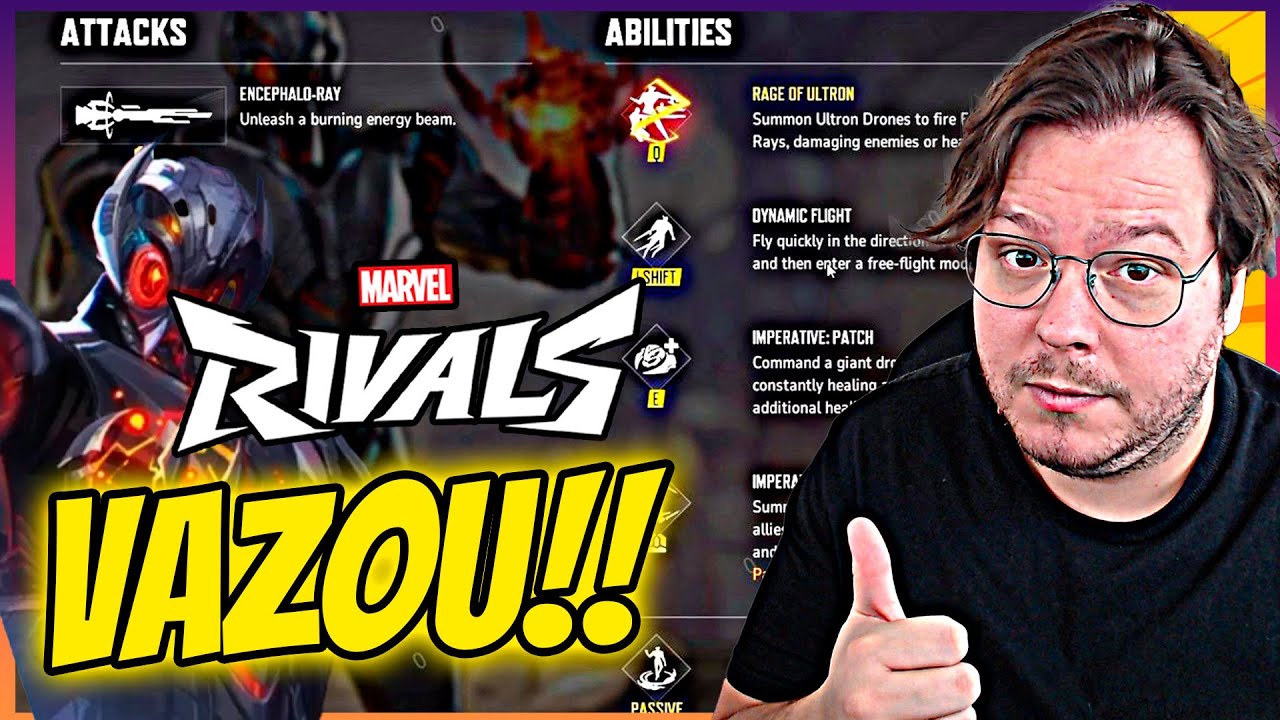 VAZOU O ULTRON E TODAS SUAS HABILIDADES EM MARVEL RIVALS!! - YouTube