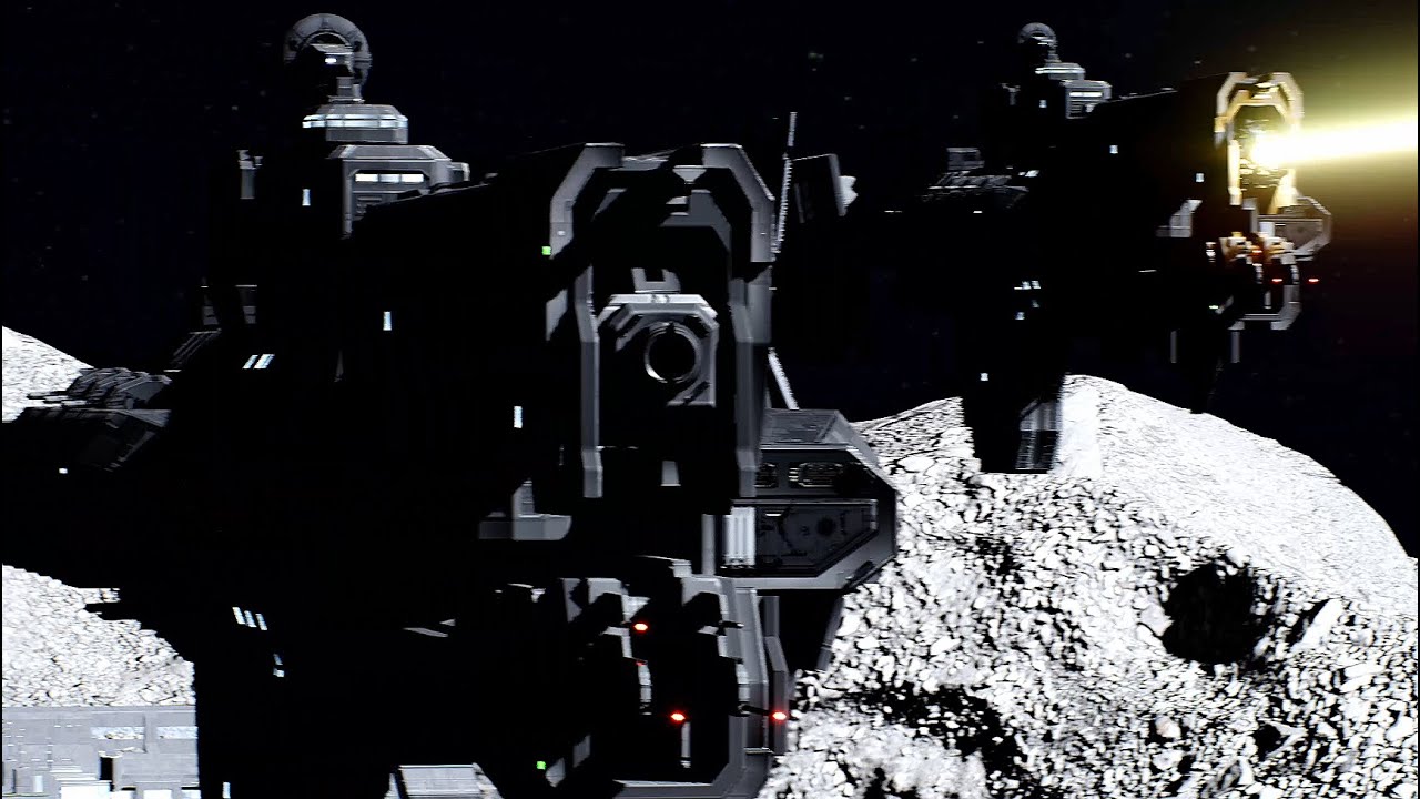 Halo: Battle of Haverall | Unreal Engine 5 Space Battle - YouTube