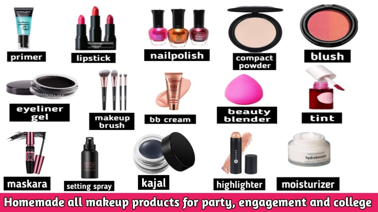 Homemade all makeup products /lipstick|eyeshadow|blush|nailpolish ...