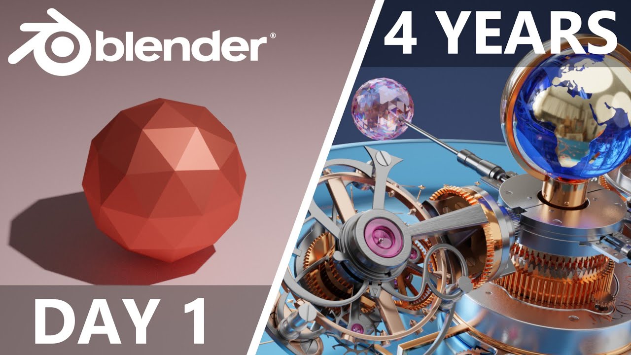 My 4 Year Blender Progression - YouTube