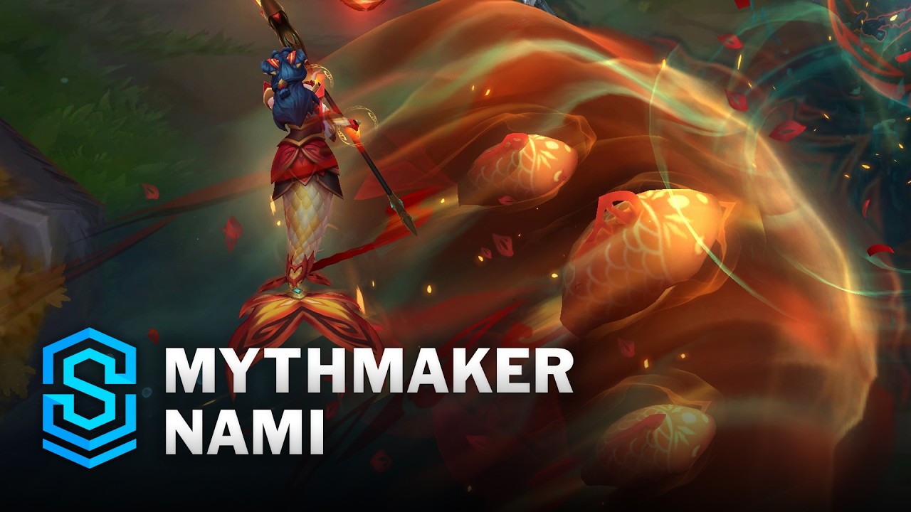 Mythmaker Nami Skin Spotlight - Pre-Release - PBE Preview - League of Legends - YouTube