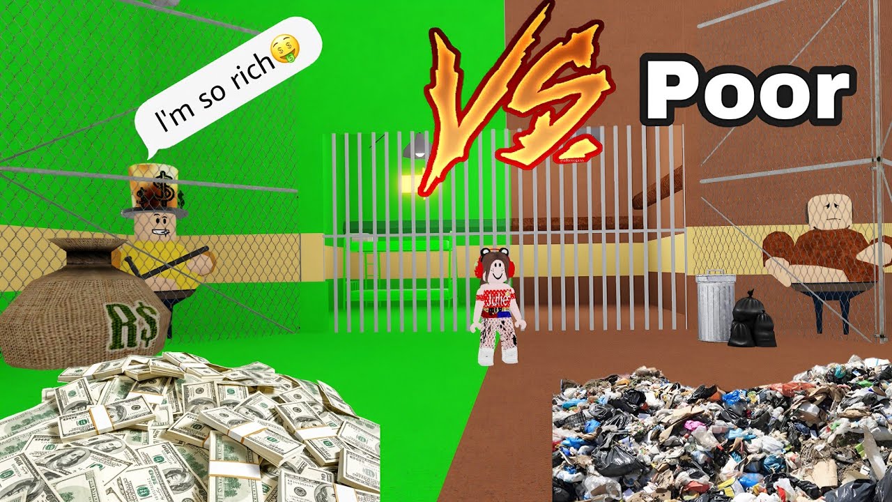 😱POOR BACON VS RICH BACON BARRY'S PRISON RUN OBBY FULL WAIKTHROUGH ...