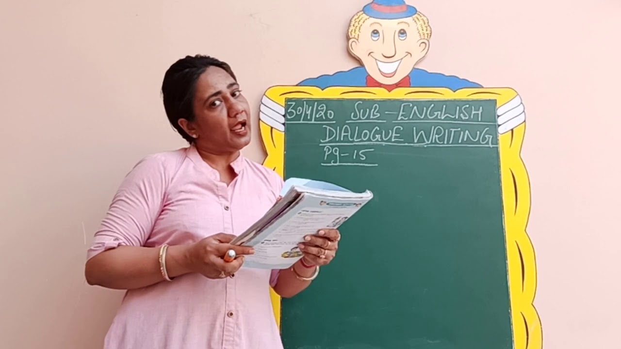 Class-5 English Writing- Dialogue Writing - YouTube