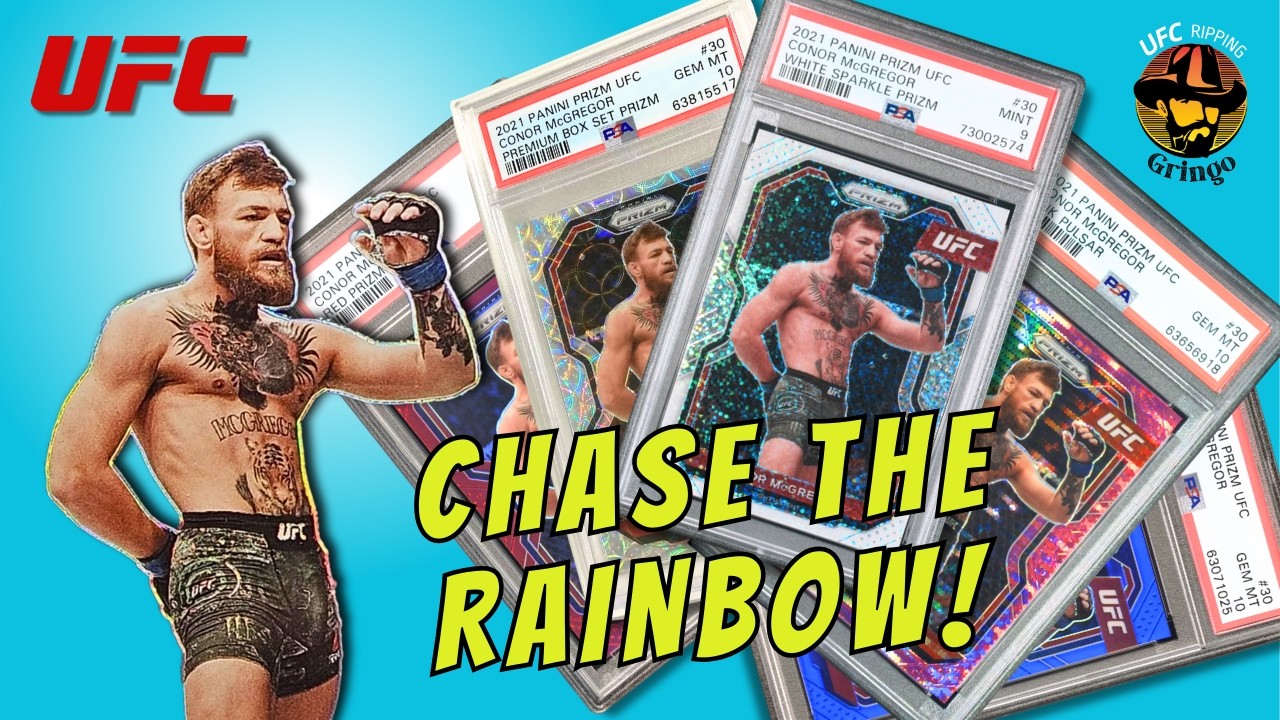 Every RARE Conor McGregor 2021 Panini Prizm UFC Trading Cards, The ...