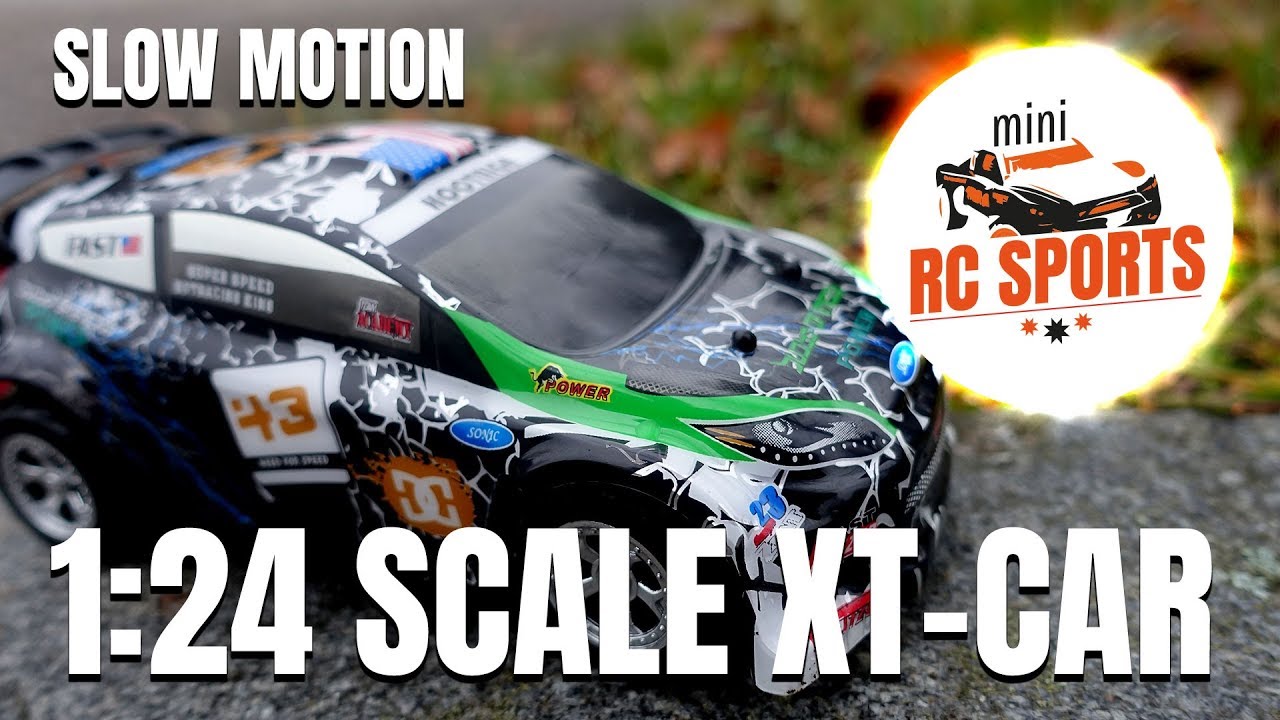 RC 1:24 Scale SLOWMOTION with mini JUMPS XD - YouTube