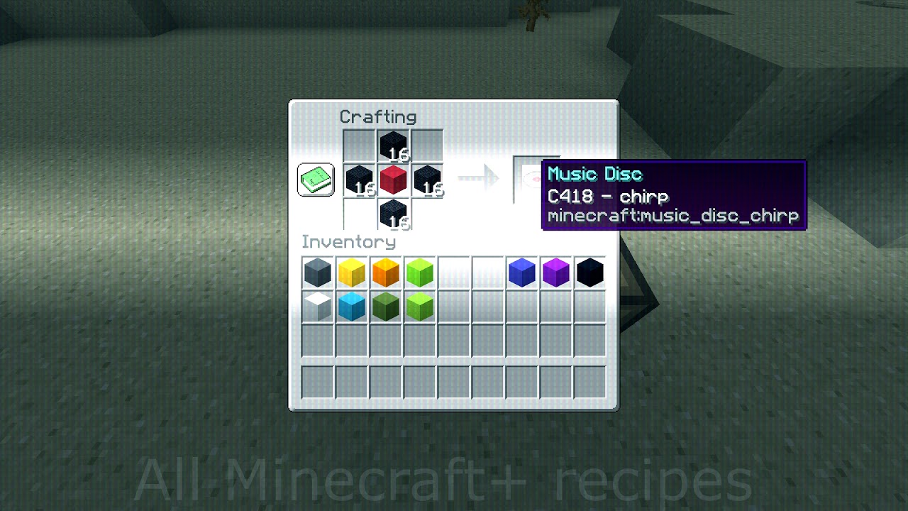 All Minecraft+ Recipes - YouTube