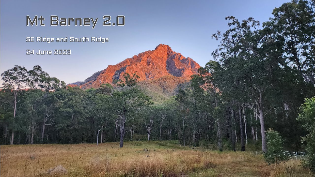 Mt Barney via SE Ridge and South Ridge - spectacular scenery and ...