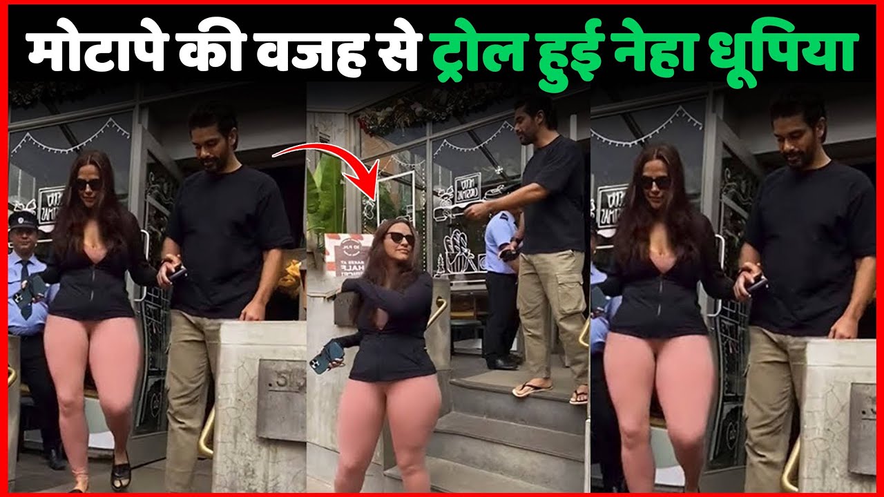 Neha Dhupia Got Trolled For Weight Gain | Neha Dhupia Wearing A Tight Dress | Neha Dhupia ...