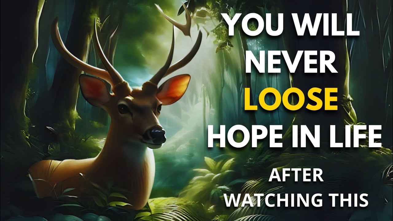 YOU WILL NEVER LOSE HOPE IN YOUR LIFE | MOTIVATIONAL STORY OF A DEER ...