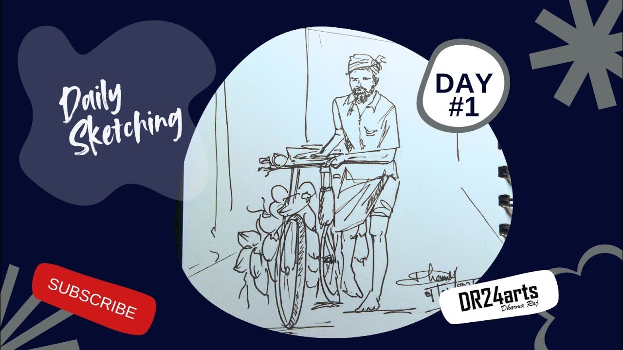 Daily Sketching Challenge / Drawing challenge short video - YouTube