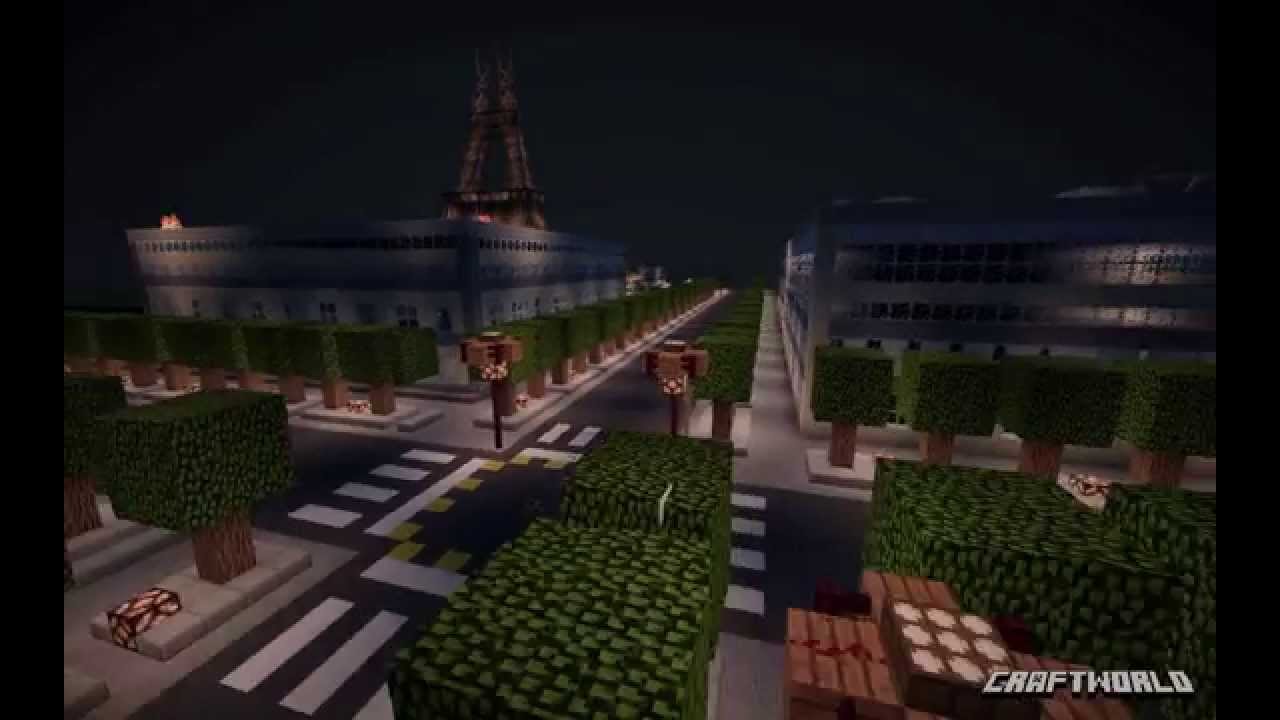 Présentation Projet : Paris sur Minecraft - YouTube