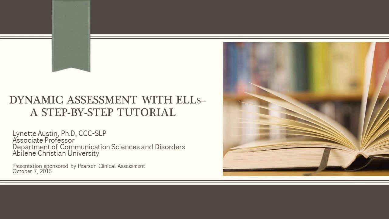 Dynamic Assessment with ELLs: A Step-By-Step Tutorial - YouTube