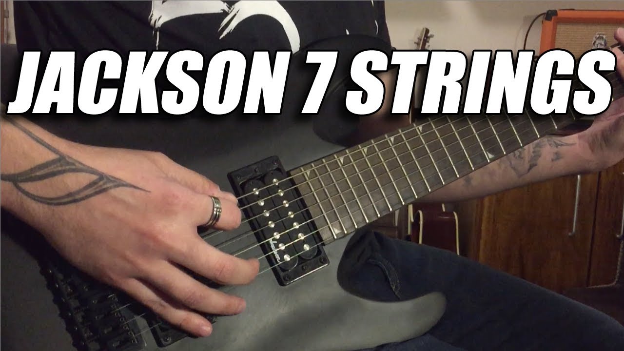 JACKSON JS22-7 DINKY Arch Top - 7 String Guitar - Demo HD - YouTube