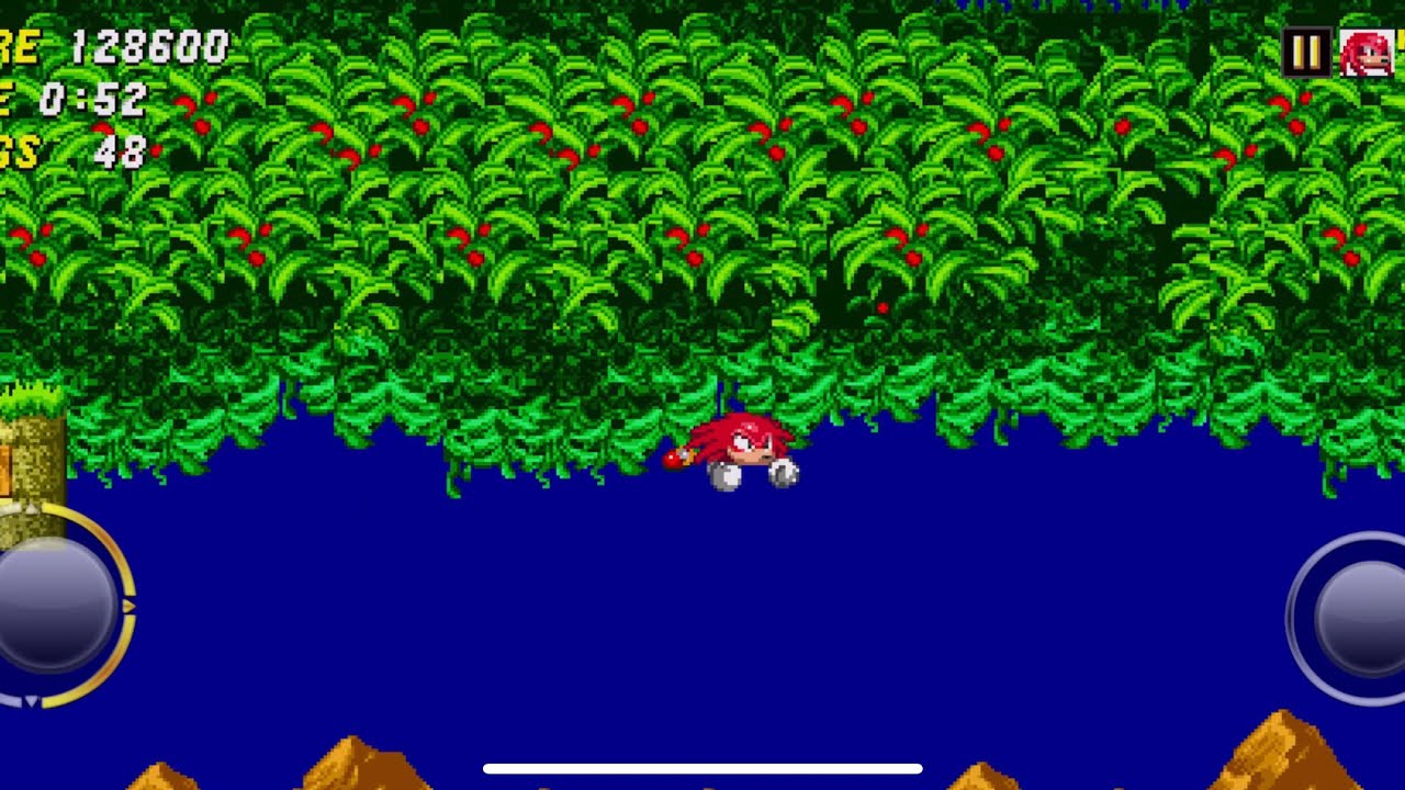 Sonic the Hedgehog 2: Mobile Device: Knuckles’ Play: Aquatic Ruin Zone ...