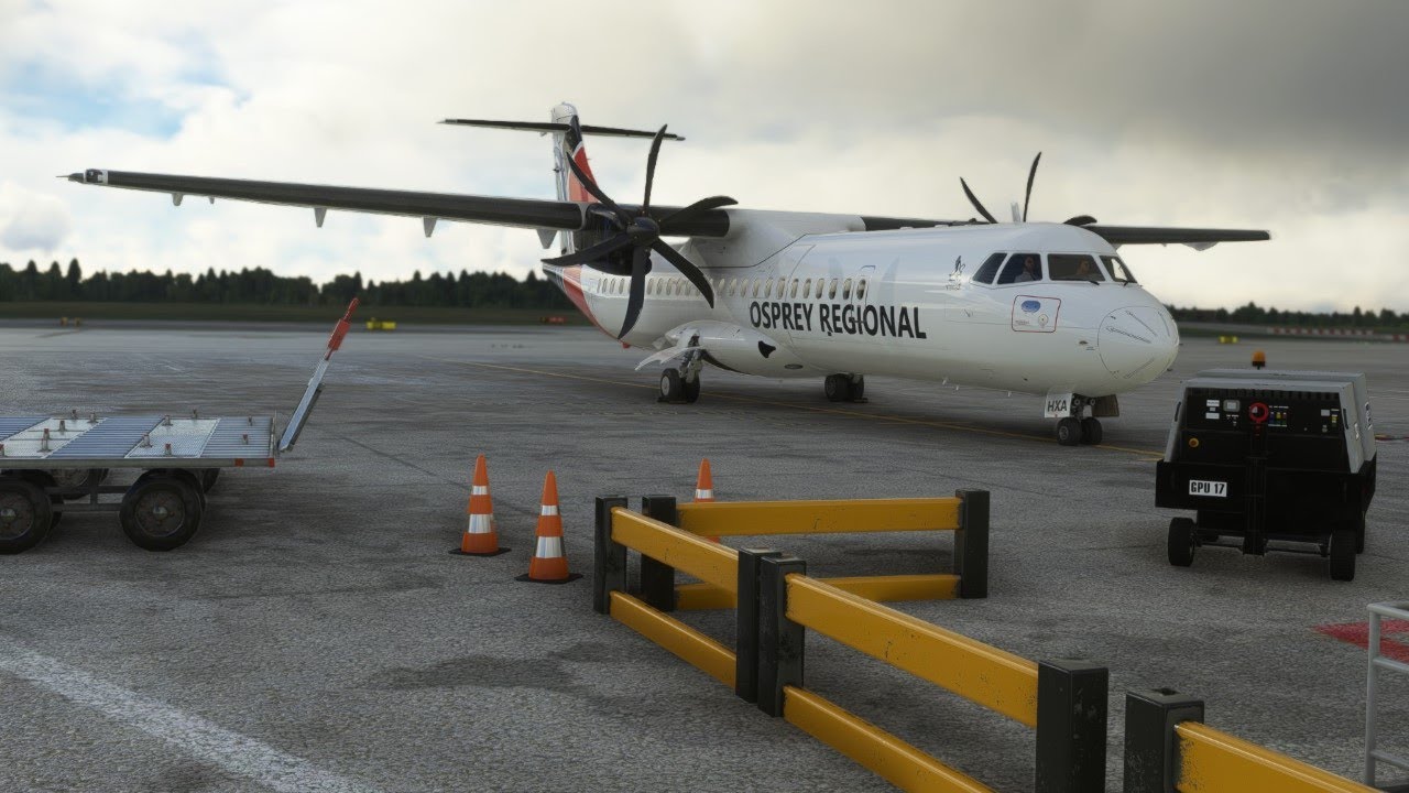 Booster Flies - Test Flight ATR 72-600 - YouTube