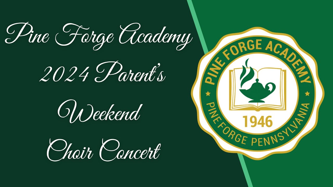 PFA 2024 Parent's Weekend Evening Concert; 11-23-2024 - YouTube