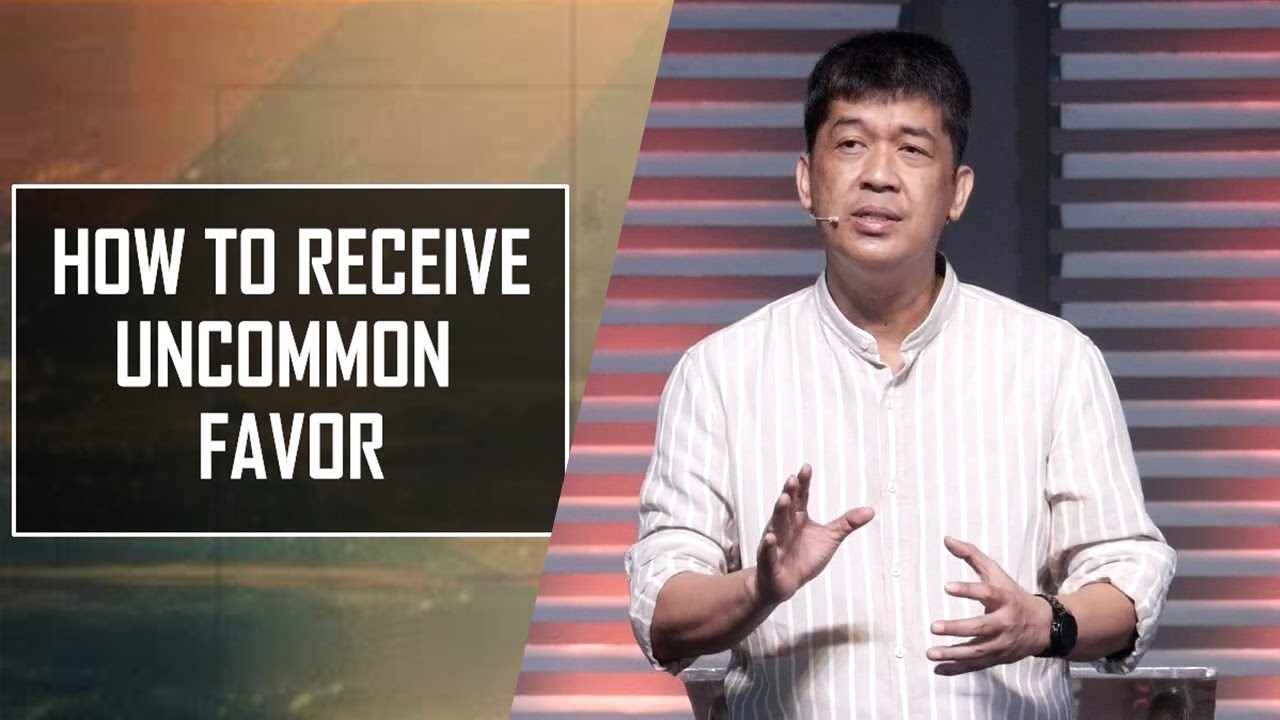 HOW TO RECEIVE UNCOMMON FAVOR | Rev. Ito Inandan | JA1 Rosario - YouTube