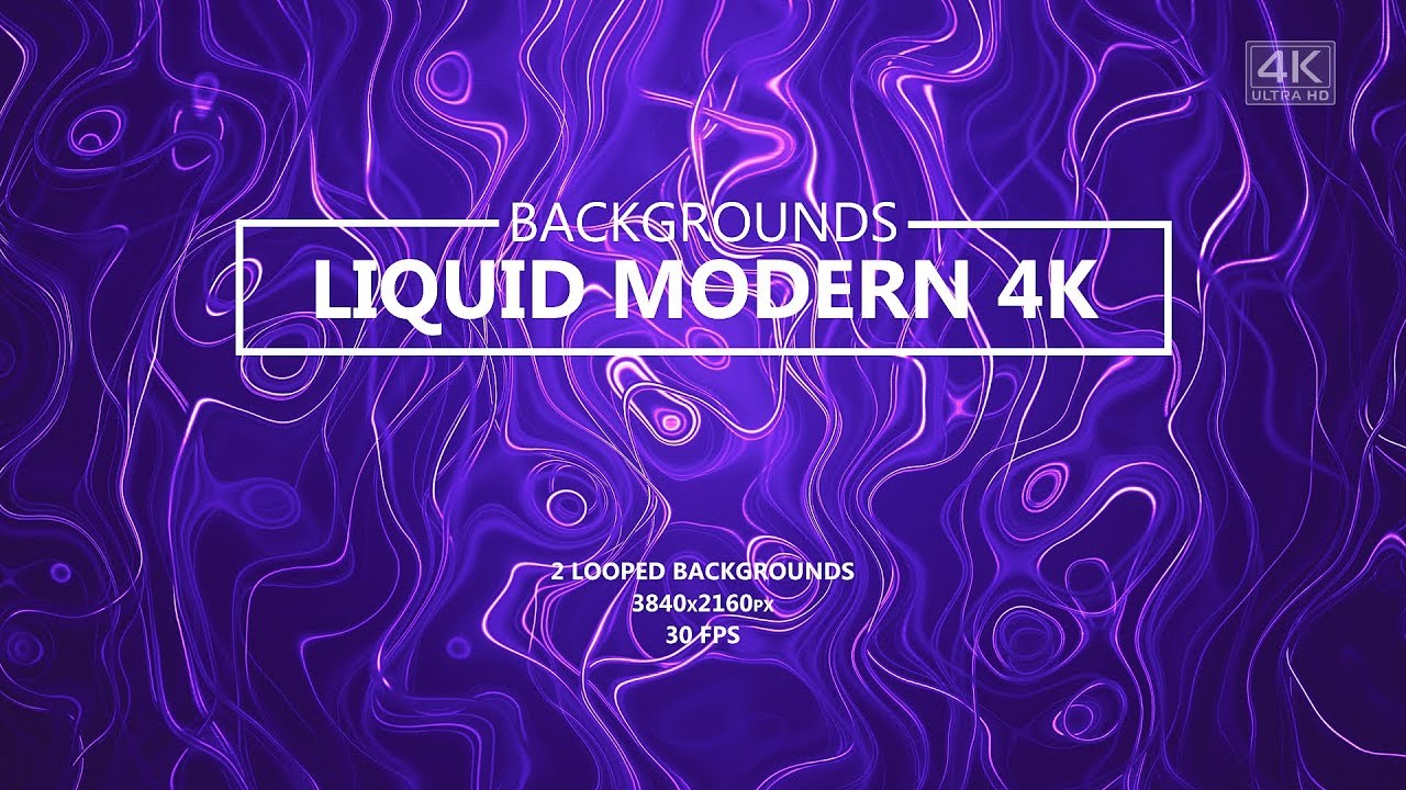 Motion Graphics - Liquid Modern Purple Backgrounds 4K - YouTube