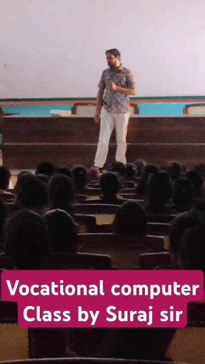 Today's Computer vocational class by Suraj sir #iclm #shots #motivation #suraj_sir #education # ...