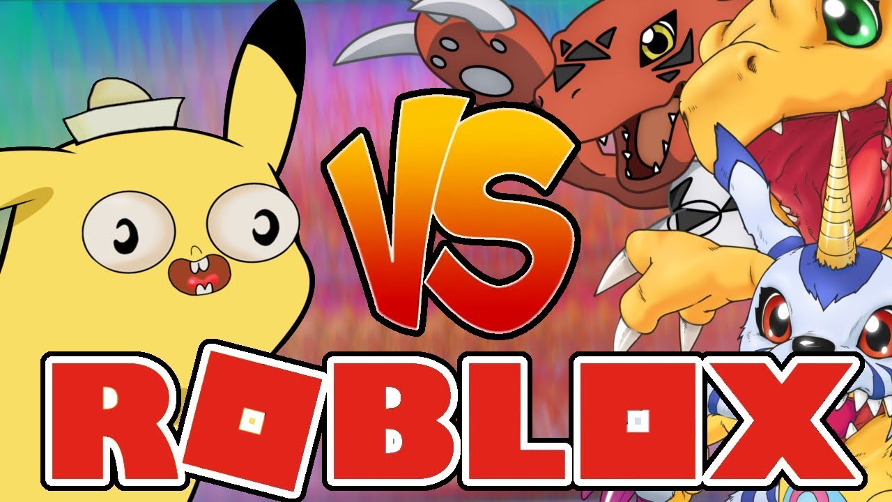 POKEMON vs DIGIMON Roblox Animatronic World - YouTube