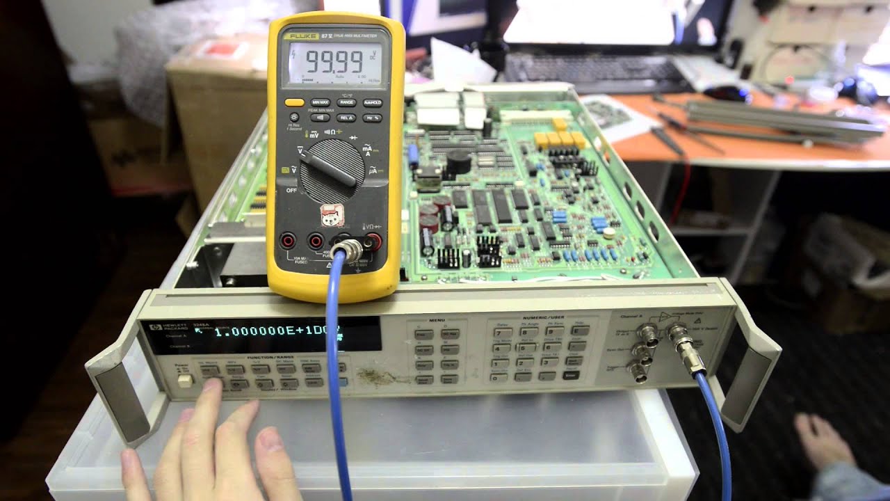 HP 3245A Repair and testing progress. - YouTube