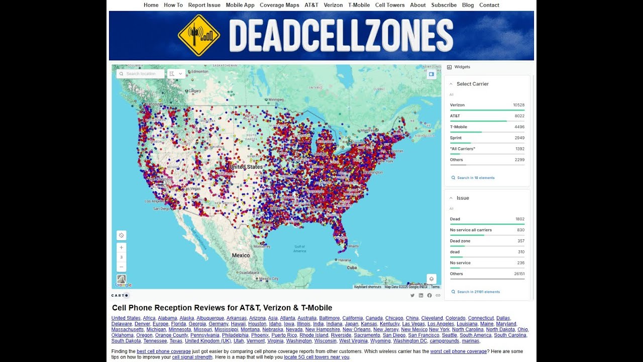 How to Subscribe To DeadCellZones.com Map & Database Using Your Google ...