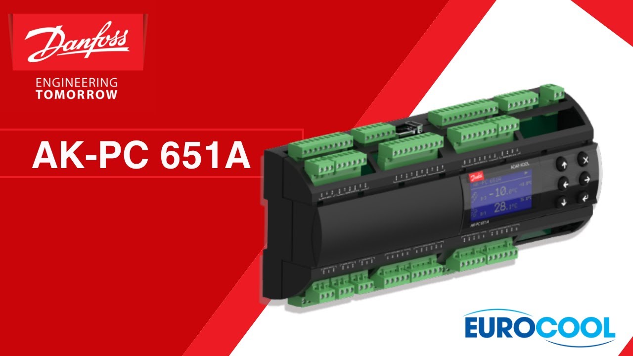 Danfoss AK-PC 651A // Eurocool - YouTube