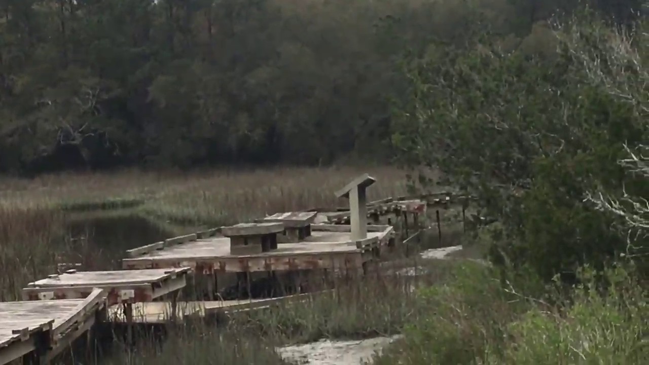 Sewee Shell Ring Boardwalk In A Sad State Of Disrepair 😐 - YouTube