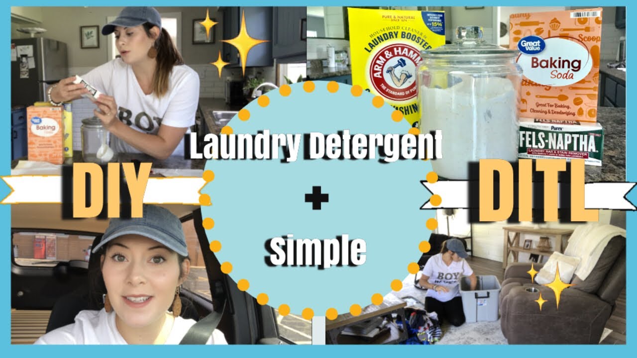 DIY LAUNDRY DETERGENT//SIMPLE DAY IN THE LIFE//THE SIMPLISTIC HOME ...