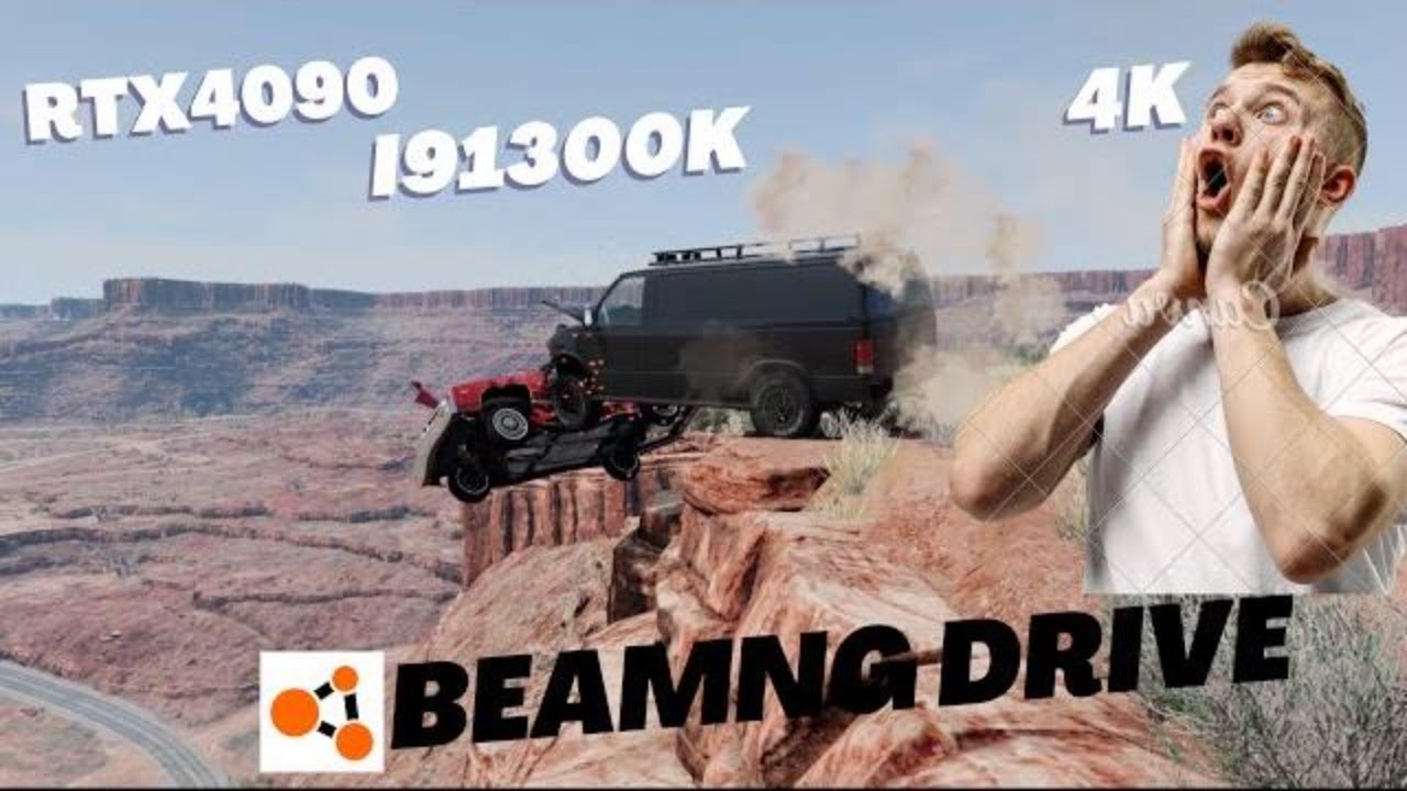 RTX 4090 : i91300K ! BeamNG.drive! Crash in 4K - YouTube