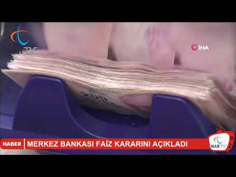 MERKEZ BANKASI FAİZ KARARINI AÇIKLADI