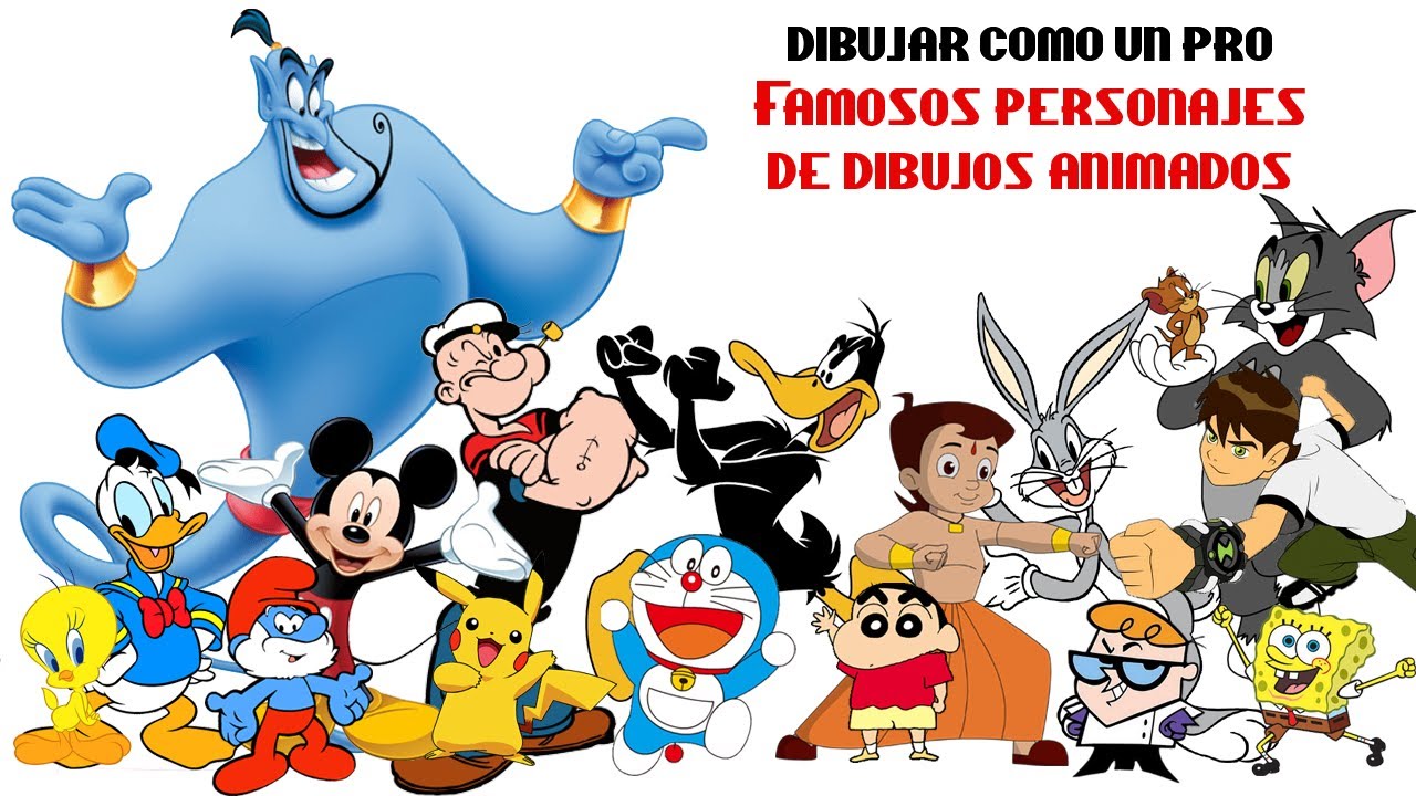DIBUJAR COMO UN PRO || Famosos personajes de dibujos animados || RIM ...