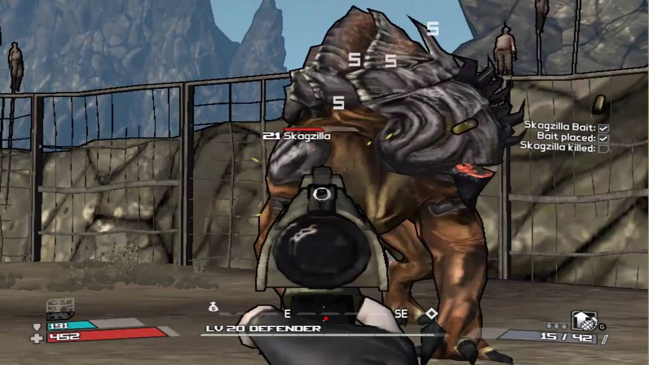 SKAGZILLA ATTACKS Borderlands Pistol/Revolver only challenge - YouTube