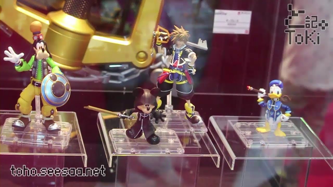 S.H.Figuarts KINGDOM HEARTS II series display - YouTube