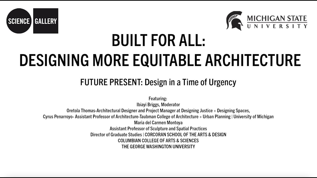 Built for All: Designing More Equitable Architecture - YouTube