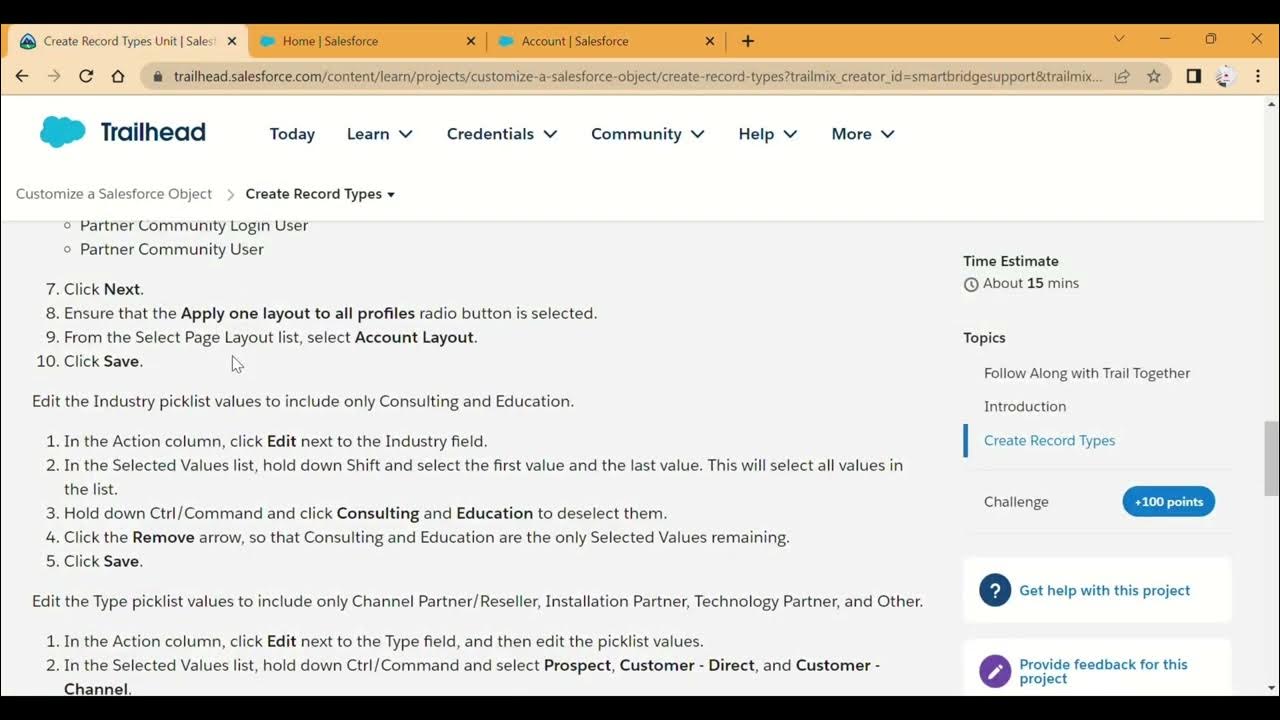 Customize A Salesforce Object Create Record Types Salesforce