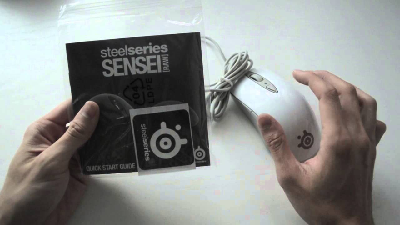 Steelseries Sensei Raw Frost Blue Edition Unboxing - YouTube