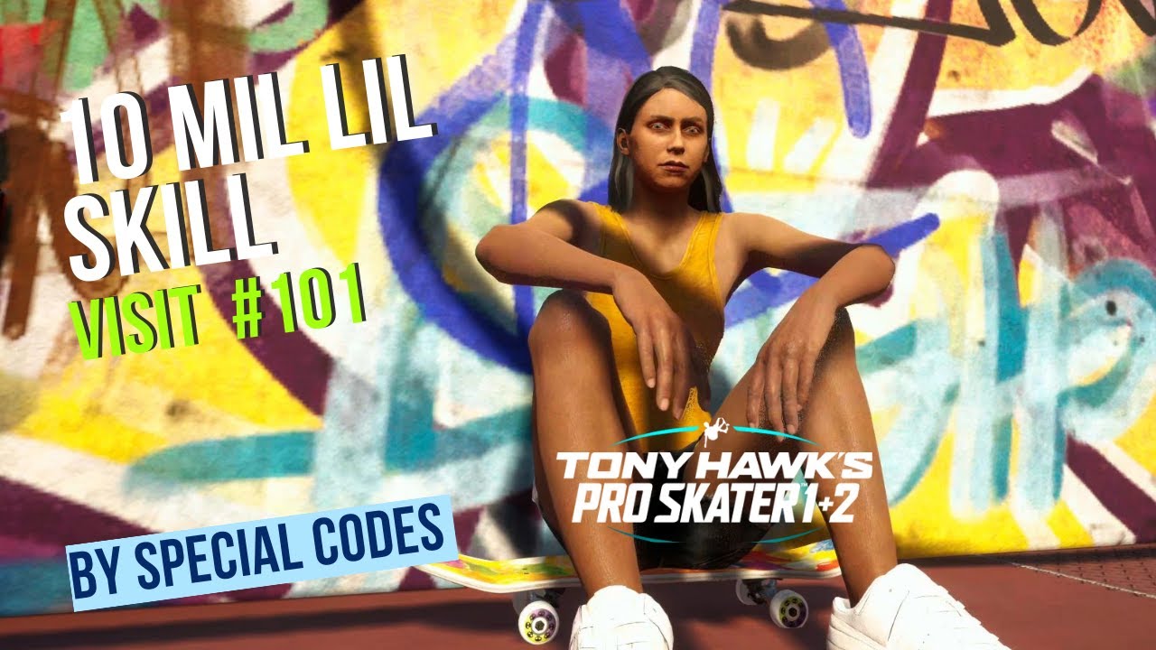 #101 Visit @10 Mil Lil Skill in Tony Hawk's Pro Skater 1+2 (xbox: Custom Park) - YouTube