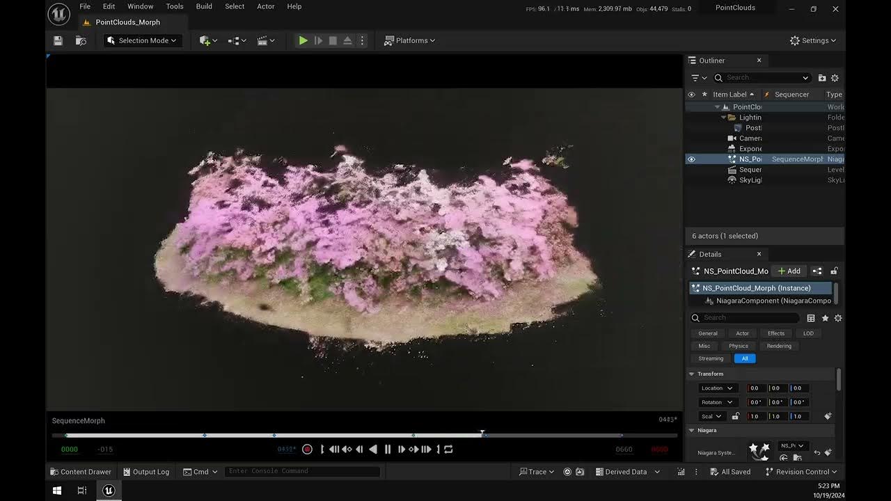 UE5 Niagara LiDAR Point Cloud morphing - YouTube