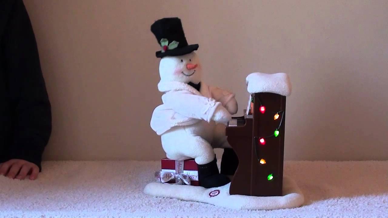 2005 Hallmark Snowman Piano Playing Snowman - YouTube